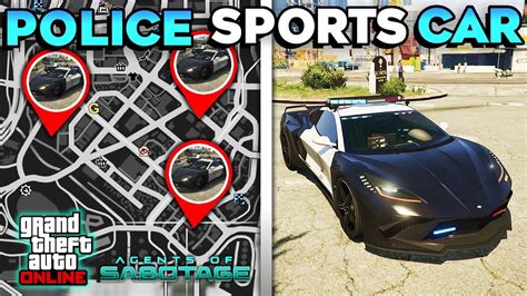 Gta 5 Online How To Get New Police Sports Car Coquette D10 Pursuit All