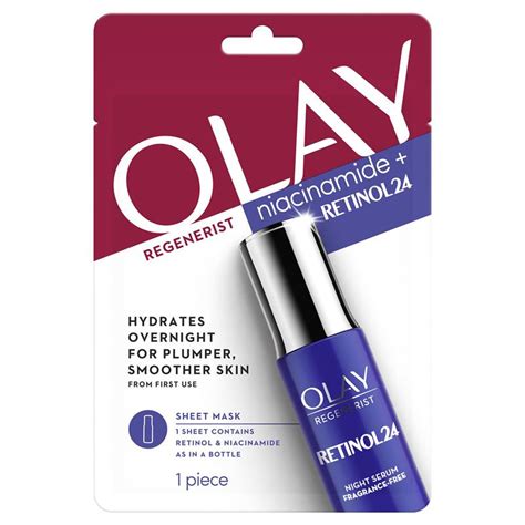Olay Regenerist Niacinamide Retinol24 Sheet Mask Nz