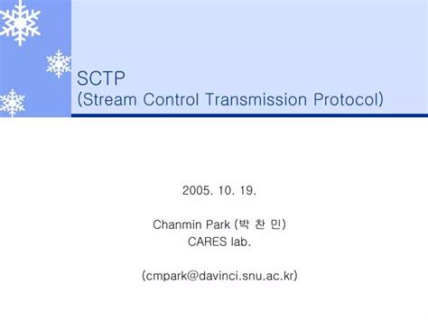 Ppt Sctp Stream Control Transmission Protocol Powerpoint Presentation Id