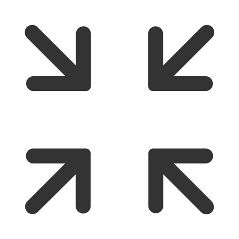 Exit Full Screen Vector Icons Free Download In SVG PNG Format