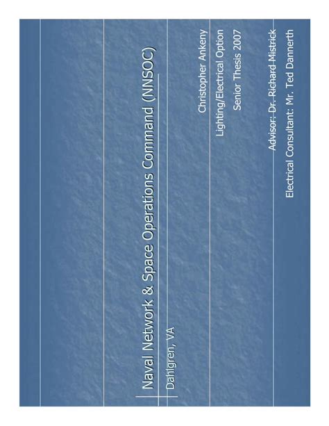 Pdf Naval Network And Space Operations Command Nnsoc Type 6 Symmetrical Distribution 1