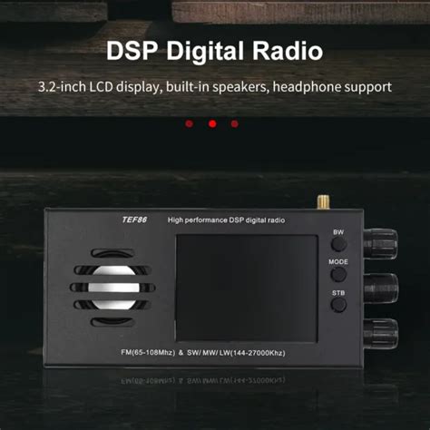 TEF DSP RADIO Receiver FM Mhz SW MW LW Khz Fun With Battery