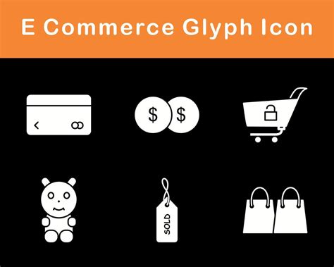 E Commerce Vector Icon Set 20257687 Vector Art At Vecteezy