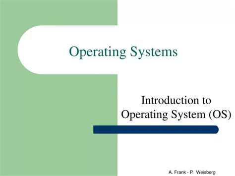Ppt Operating Systems Powerpoint Presentation Free Download Id382203