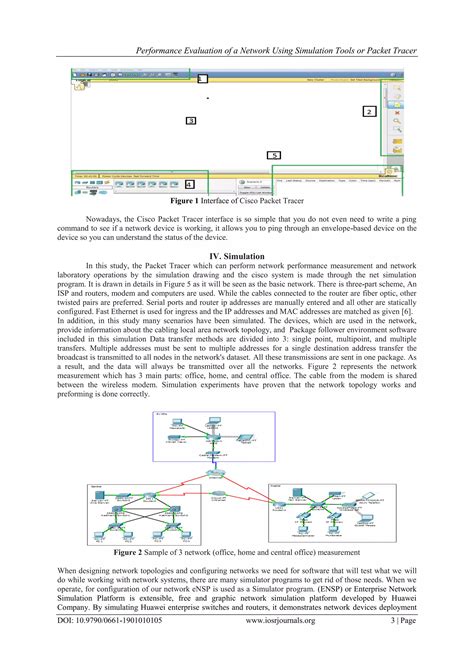 Performance Evaluation Of A Network Using Simulation Tools Or Packet Tracer Pdf