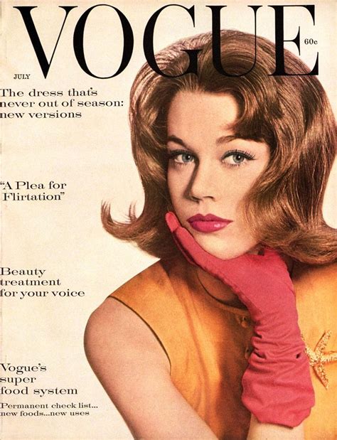Vogue Magazine July 1959 Jane Fonda Vogue Covers Jane Fonda
