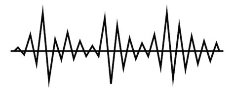 Premium Vector Sound Wave Digital Record Frequency Pulse Line