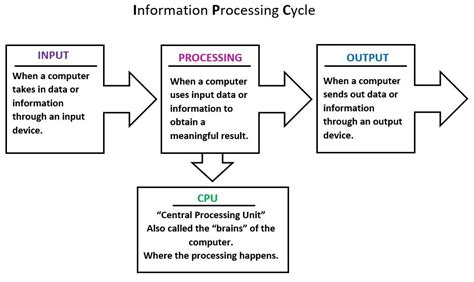 explain data processing cycle with diagram processing flexip