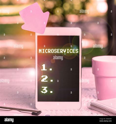 Conceptual Caption Microservices Business Overview Software Development Technique Building