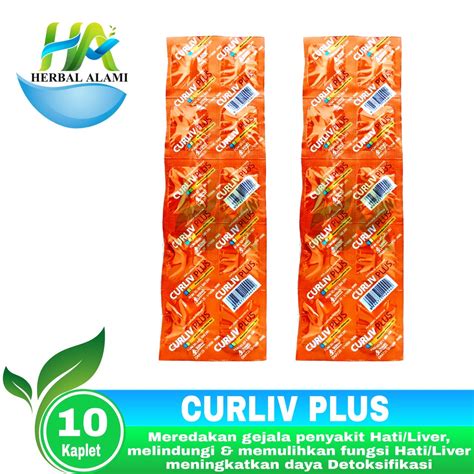 Jual Curliv Plus Tablet Setrip Isi 10 Tab Menjaga Kesehatan Fungsi Hati Shopee Indonesia