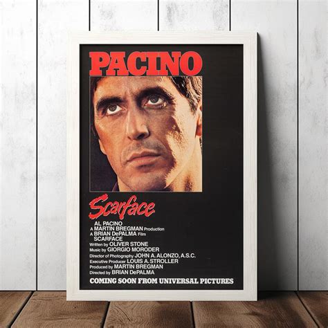 Scarface 1983 Classic Movie Poster Film Fan Collectibles Vintage