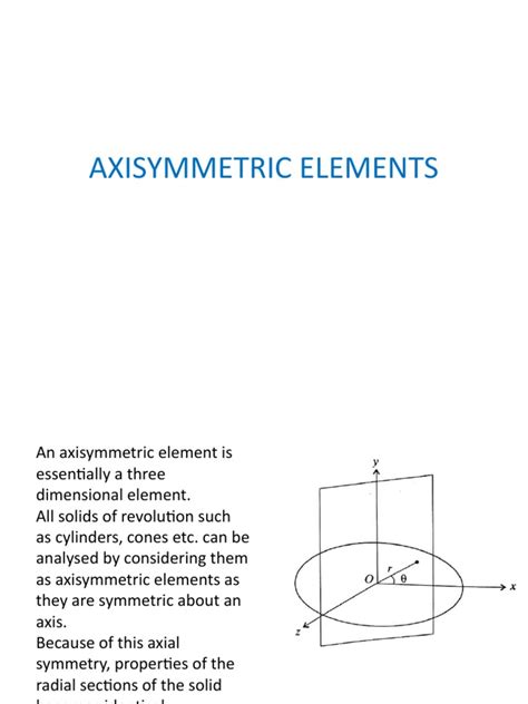 Axisymmetric Elements Pdf