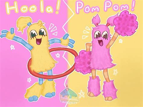 Hoola And Pom Pom By Me Singing Monsters Hello Kitty Fan Art