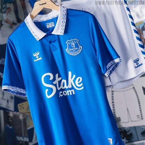 Everton 23 24 Home And Goalkeeper Kits Released Footy Headlines