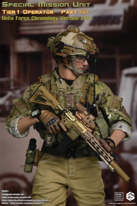 Delta Force Smu Tier 1 Op Camo Sniper Rifle W Attachment Set
