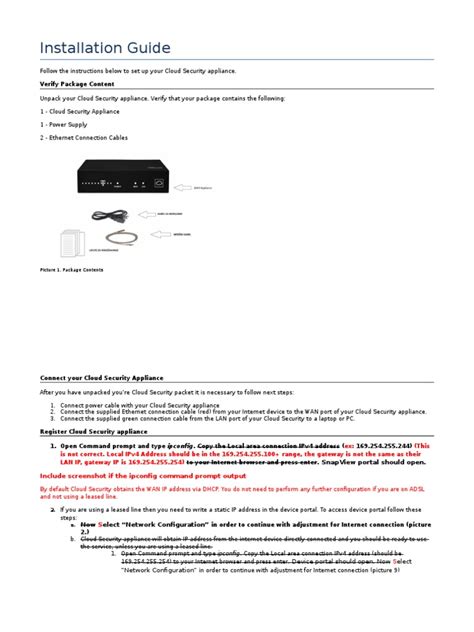 Device Installation Guide Cpn Revised Pdf Ip Address Computer Network
