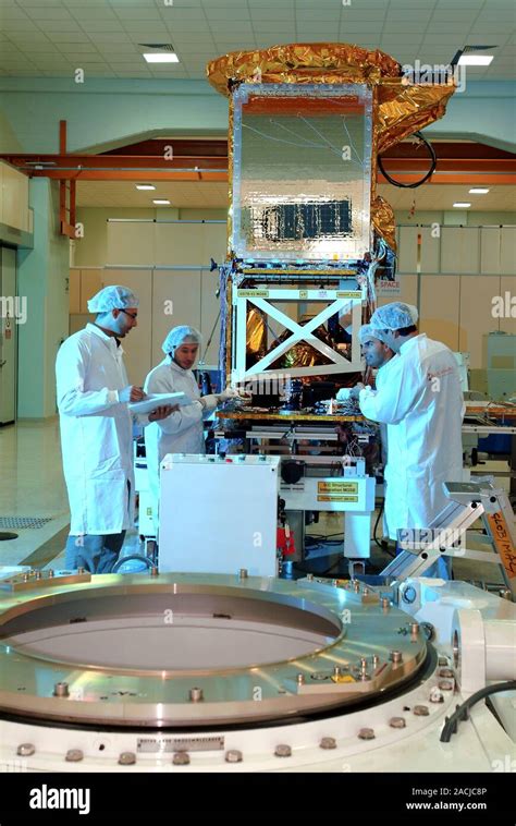 Global Navigation Satellite Engineers Performing Checks On The