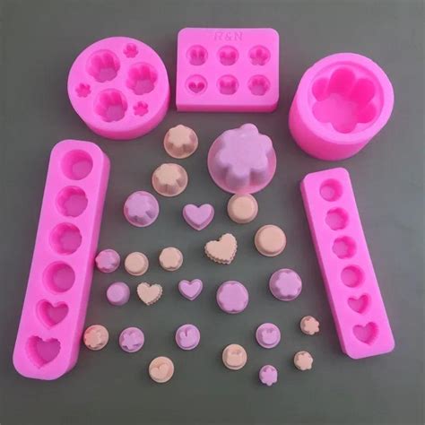 Round Corner Pudding Love Shaped Pudding Silicone Mold Diy Soft Candy Wax Bottle Sugar Chocolate