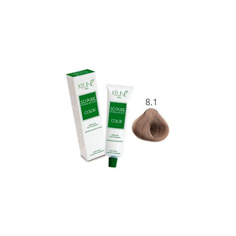 Coloração Permanente Keune So Pure 81 Louro Claro Cinza 60ml Beleza You