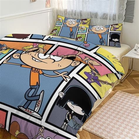The Loud House Printing Bedding Sets Decorative 3 Pieces Bedding Set1