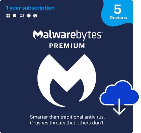 Malwarebytes Premium 5 Device 1 Year Subscription Download