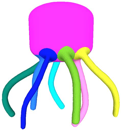 Shape Segmentations Based On Our Hierarchical Decomposition Here Each Download Scientific