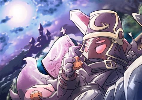 Poring And Abysmal Knight Ragnarok Online Drawn By Odenmadsword