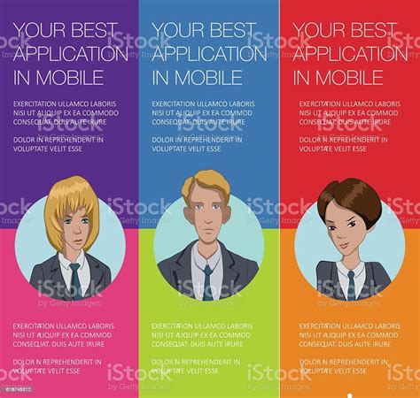 비즈니스 사람들과 벡터 다채로운 배너 개념에 대한 스톡 벡터 아트 및 기타 이미지 개념 개념과 주제 기업 재무와 산업 Istock