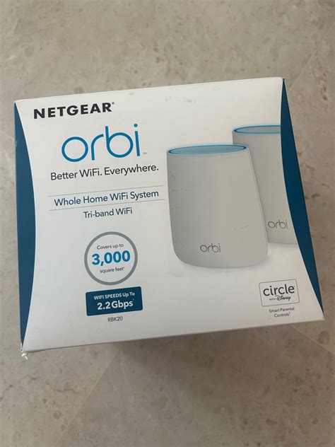 Orbi RBK20 Router Satellite Computers Tech Parts Accessories Networking On Carousell