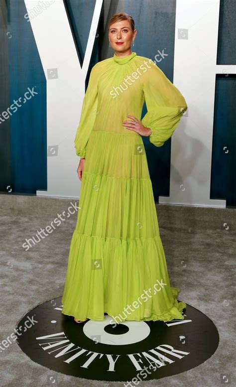 Maria Sharapova Attends Vanity Fair Editorial Stock Photo Stock Image Shutterstock
