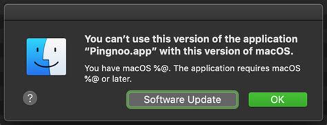 Minimum Macos Supported Version · Issue 27 · Nedrysoft Pingnoo · Github