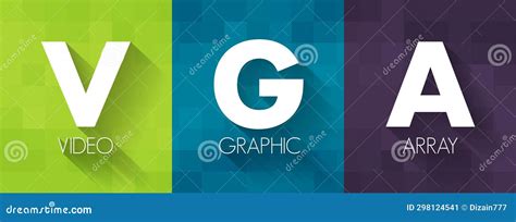 Vga Video Graphic Array Video Display Controller And Accompanying De
