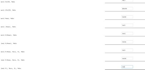 Solved Is My Answer Correct The Mov And Lea Assembly