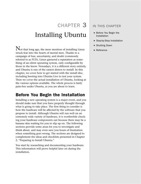PDF Installing Ubuntu Installation Step By Step Ptgmedia Pearsoncmg Com Images 9780672329098