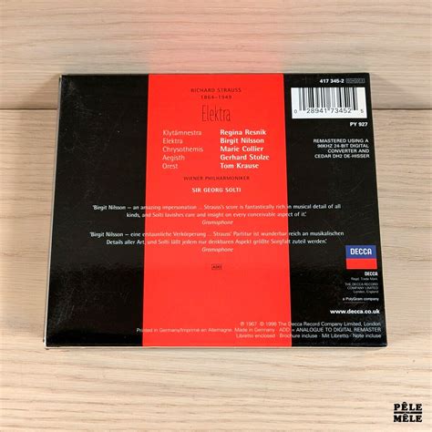 Richard Strauss Birgit Nilsson Resnik · Collier · Krause Wiener