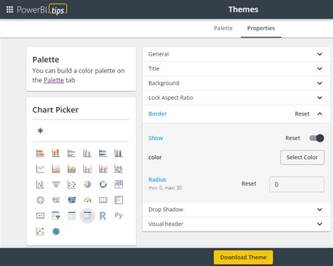 Guide For Theme Json Keywordsformat Microsoft Power Bi Community