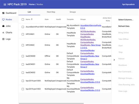 Microsoft Hpc Pack 2019 Web Portal Microsoft Learn
