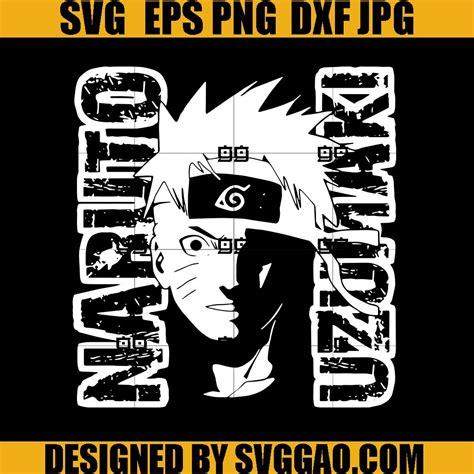 Naruto Uzumaki Svg Naruto Characters Svg Naruto Anime Svg Svggao