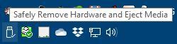 Safely Remove Hardware And Eject Media Functionality Broken After