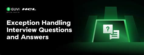 Exception Handling Interview Questions And Answers