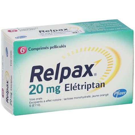 Relpax 20 Mg 6 St Mit Dem E Rezept Kaufen Shop Apotheke
