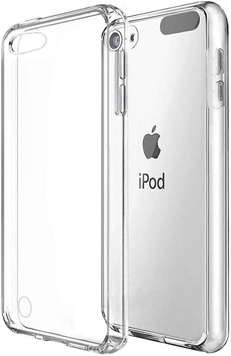 Kzono Ipod Touch 7 Case Clear Soft Tpu Bumper Hybrid Case For Ipod Touch 7 6 5th Gen 2019