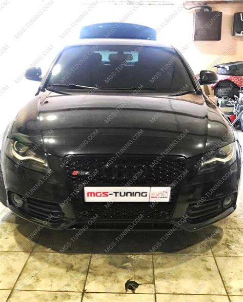 Решётка на Audi A4 07 11 в стиле Rs4 Style 1 купить в Mgs Tuning