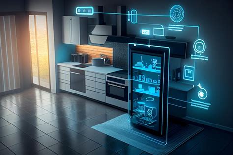 Premium Photo Smart Home Interface With Augmented Realty Of Iot