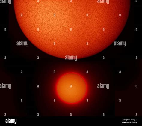Simulation View Of A Binary Star System Stock Photo Alamy