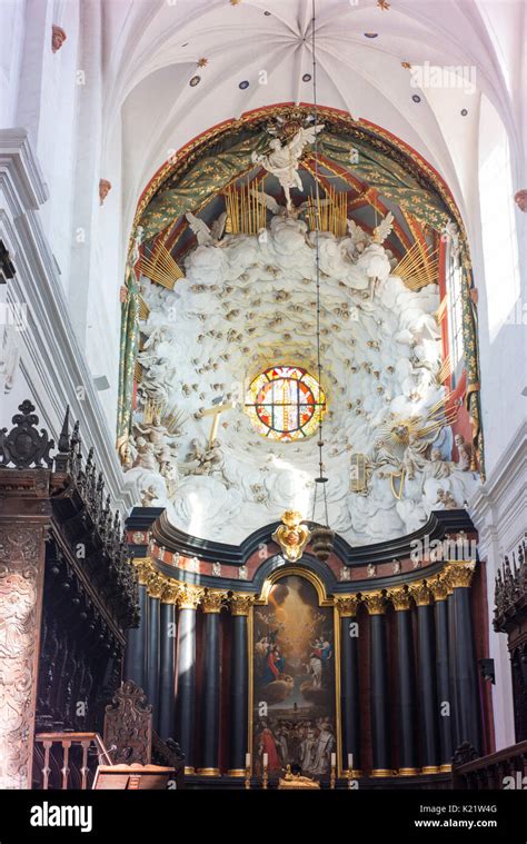 Interior Of The Gdansk Oliwa Archcathedral Oliwa Cathedral Which Is