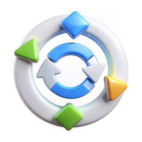 Circular Arrows Refresh Icon Rotation Arrows Icon Sign Or Symbol On