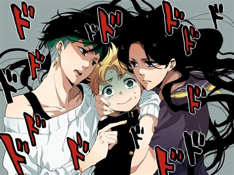 Kishibe Rohan Hirose Koichi Yamagishi Yukako And Love Deluxe Jojo