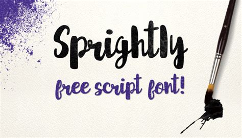 Sprightly A Free Connecting Script Font Behance