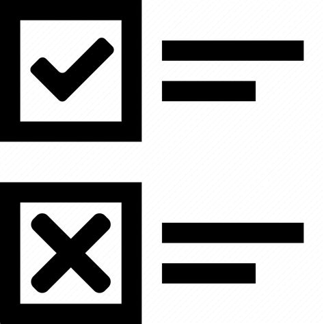 Unchecked Properties Checkbox Checked Preferences Checklist Checkmark Icon Download On